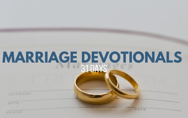 Getting Started - 31 Days: Marriage Devotionals